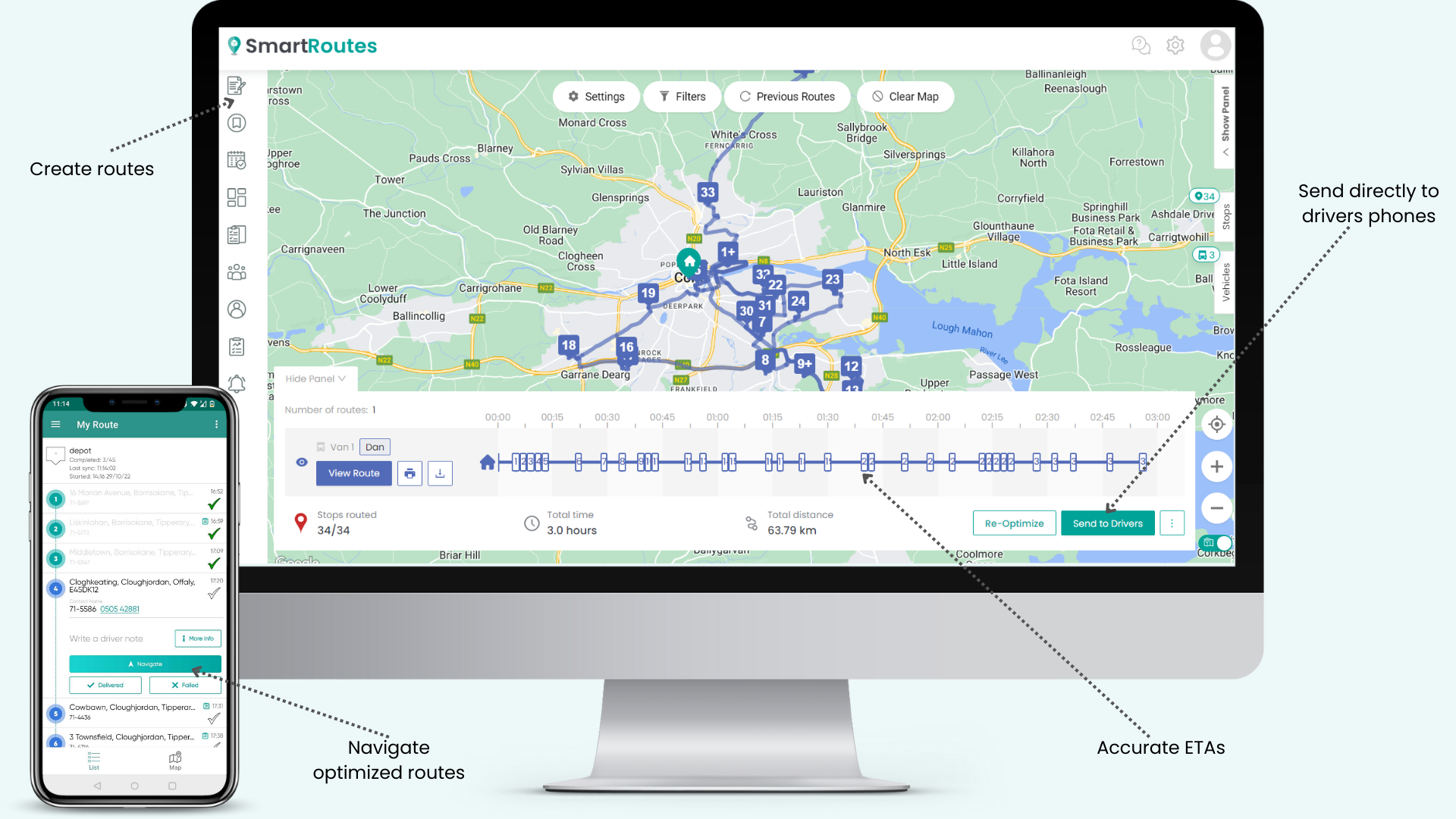 Route Planning Software Route Planning SmartRoutes